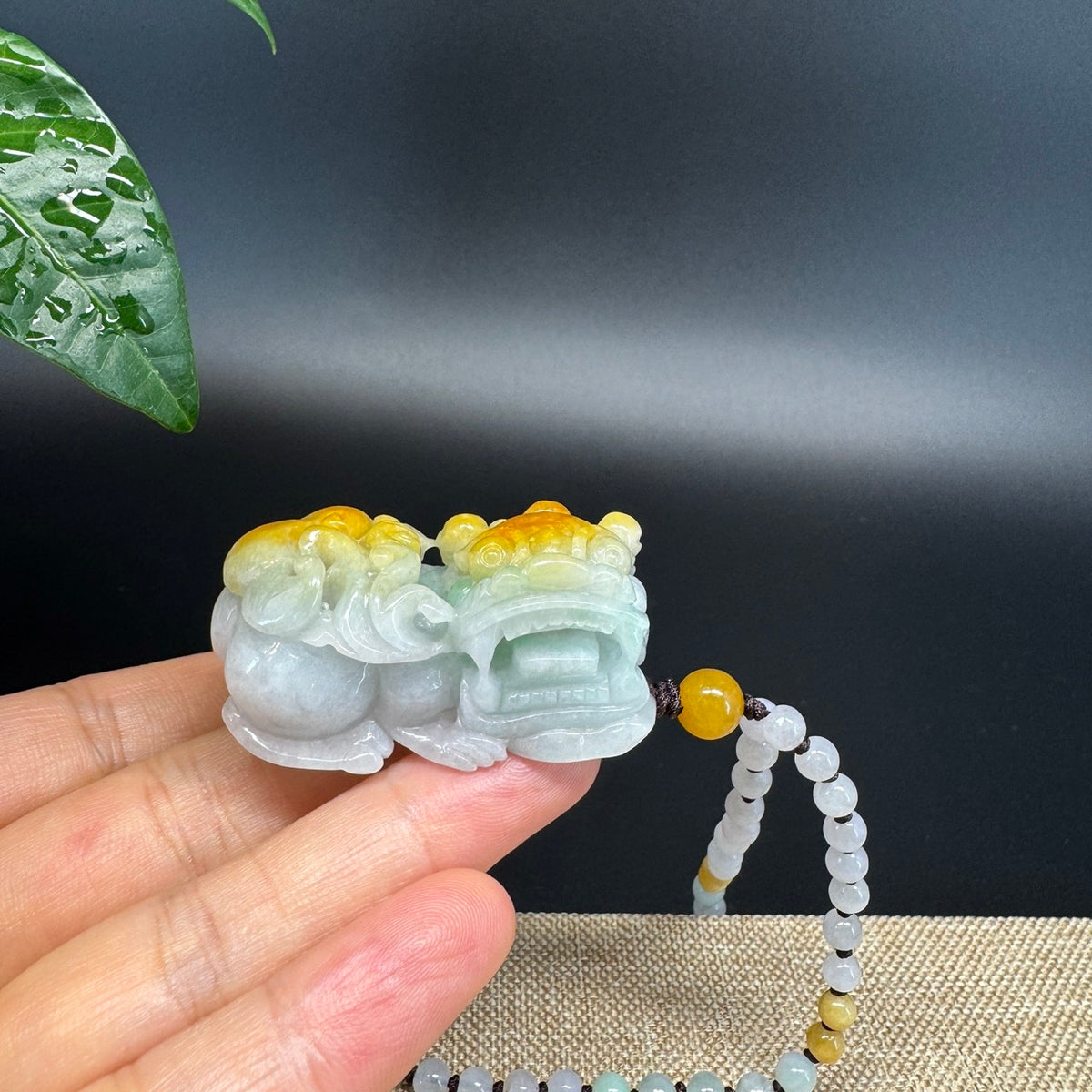 Jadeite Jade PiXiu Pendant Necklace (FengShui Lucky) | Grade A Jade ...