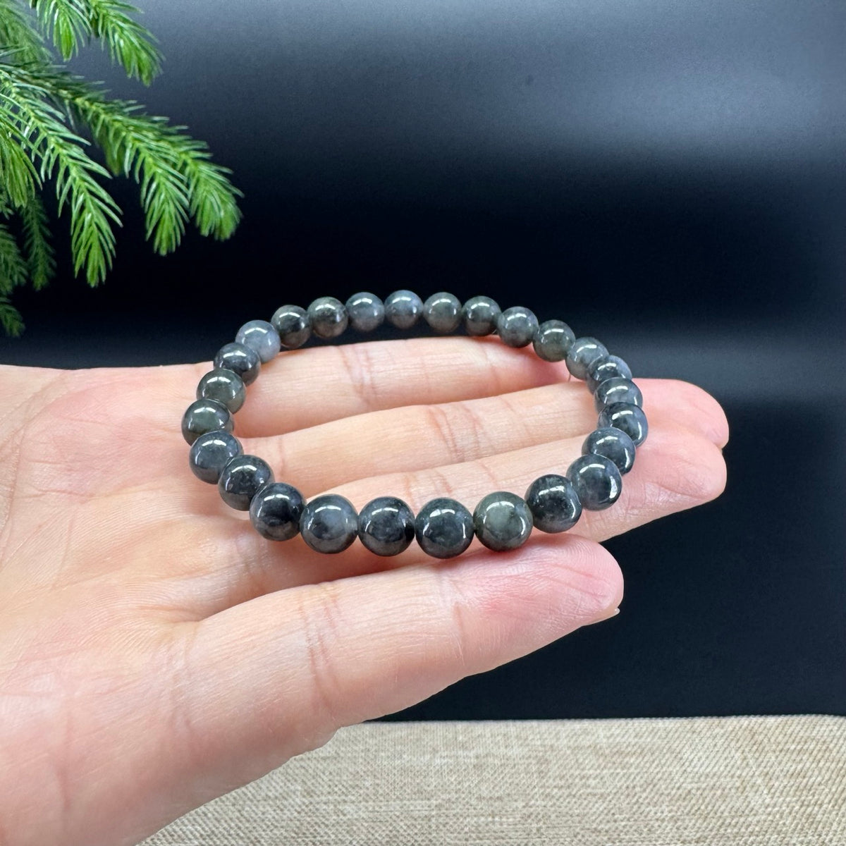Real Green Jade Beads Bracelet | Real Jade Jewelry | RealJade ...