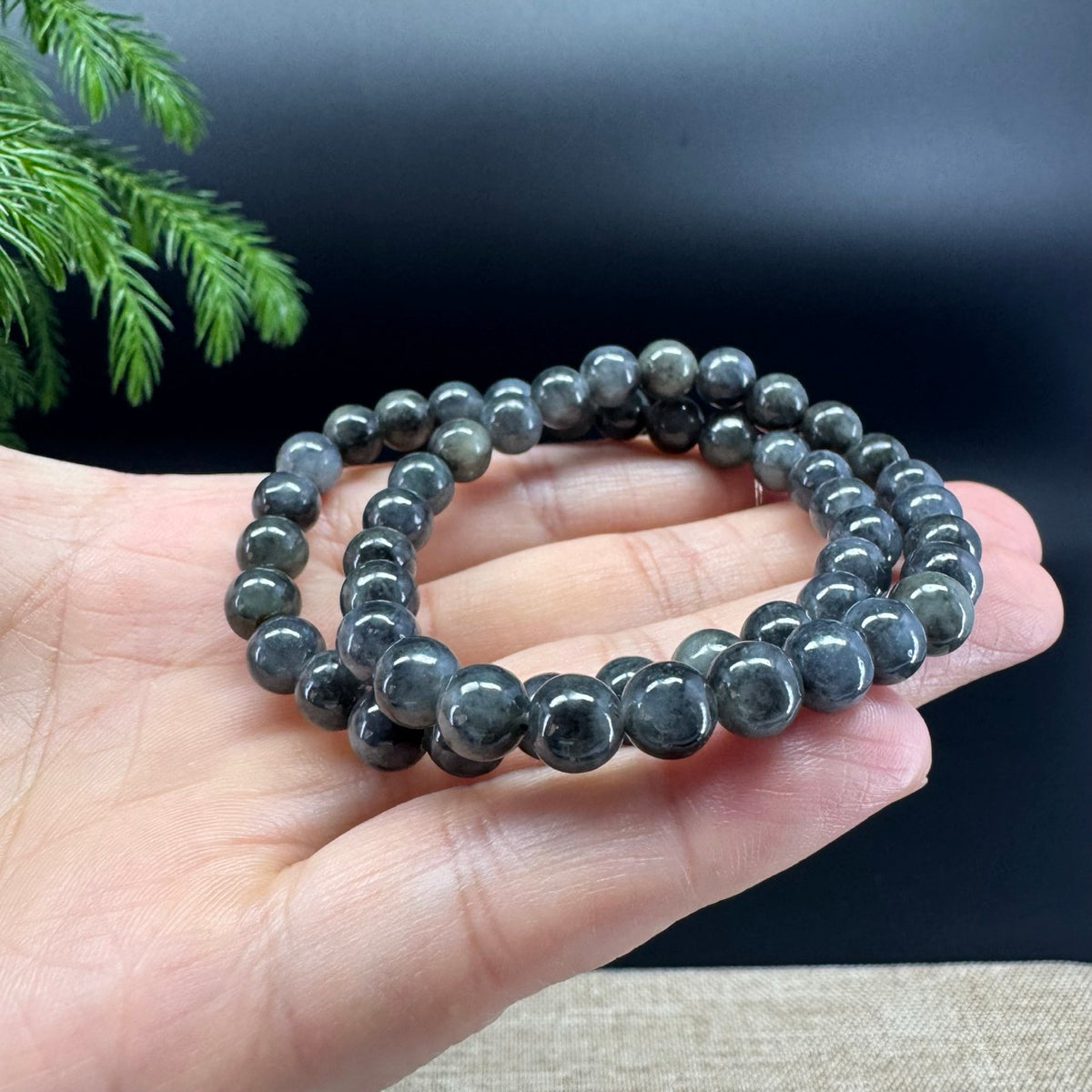 Real Green Jade Beads Bracelet | Real Jade Jewelry | RealJade ...