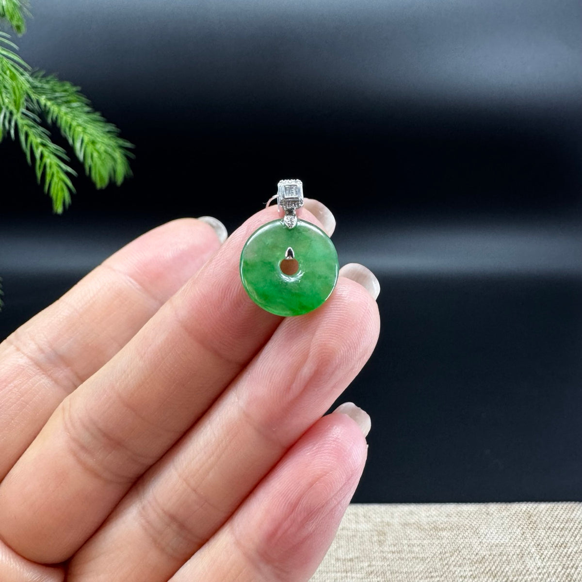 Green Jadeite Jade Lucky KouKou Pendant | Real Jade Jewelry – RealJade® Co.