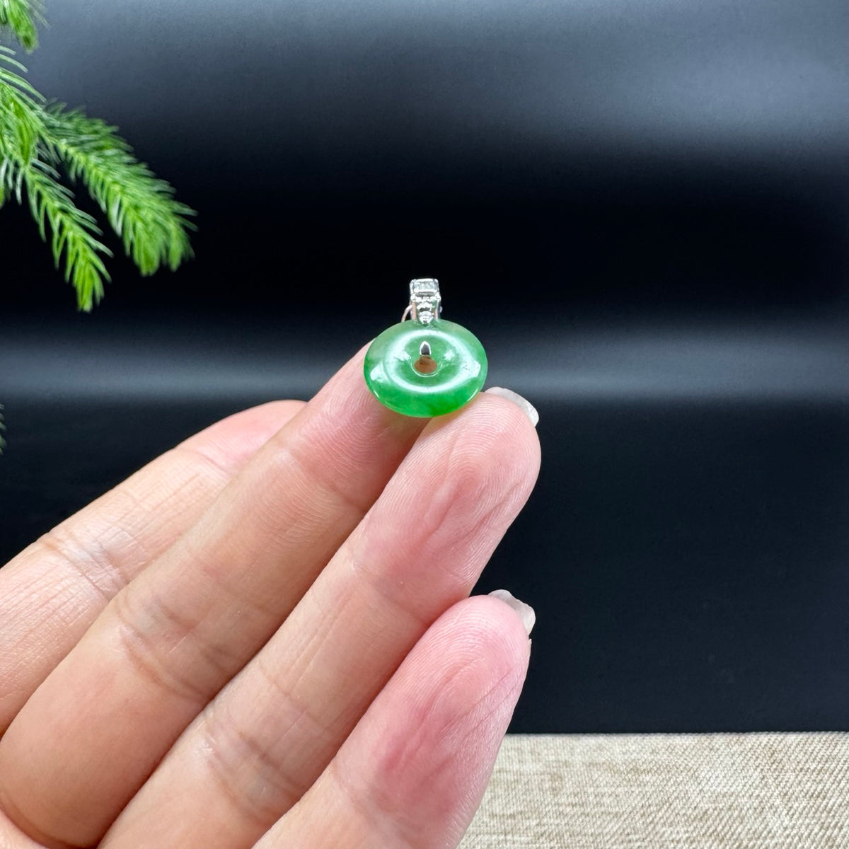 Green Jadeite Jade Lucky KouKou Pendant | Real Jade Jewelry – RealJade® Co.